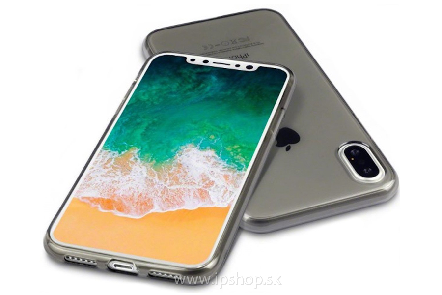 Ochranný gelový kryt (obal) TPU Smokey Black (dymový šedý) na Apple ...