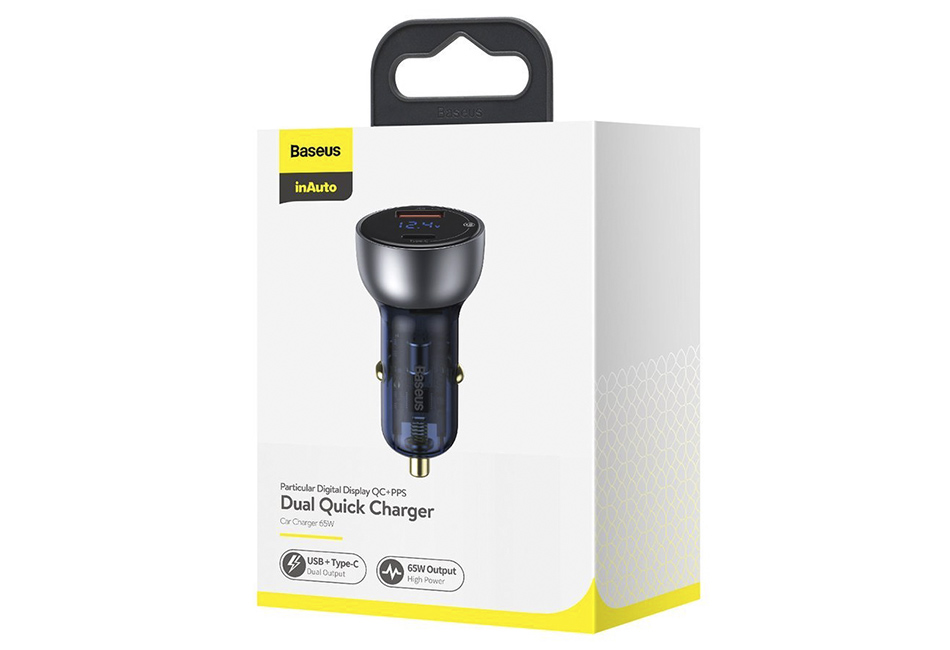 Baseus Dual Quick Charger (65W) – Ultrarýchla autonabíjačka pre 2 ...