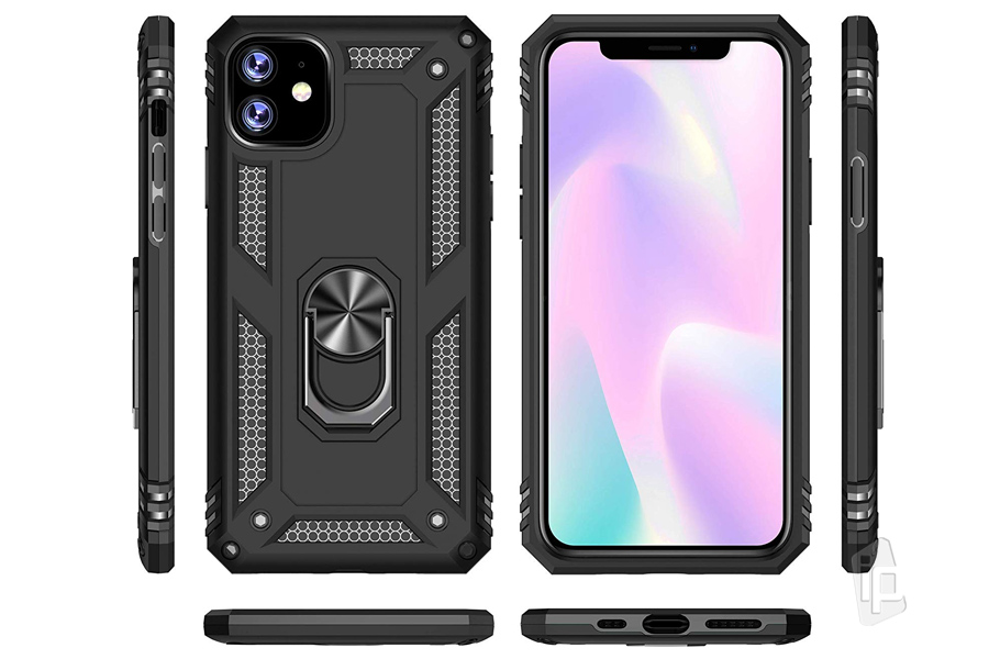 Fusion Ring Armor (ružový) - Odolný kryt (obal) na Apple iPhone 11 - iPshop
