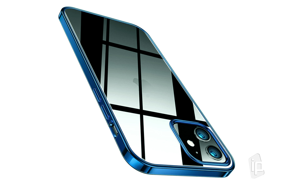 Glitter Edge Case – Ochranný kryt pre Apple iPhone 12 / 12 Pro (modrý ...