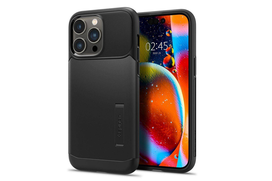 Spigen Slim Armor (čierny) - Odolný kryt (obal) na Apple iPhone 14 Pro ...