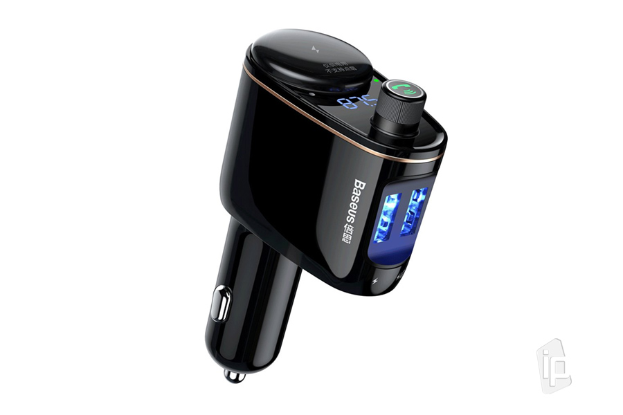 Baseus Locomotive Wireless Transmitter MP3 - 2x USB 3.4A black ...