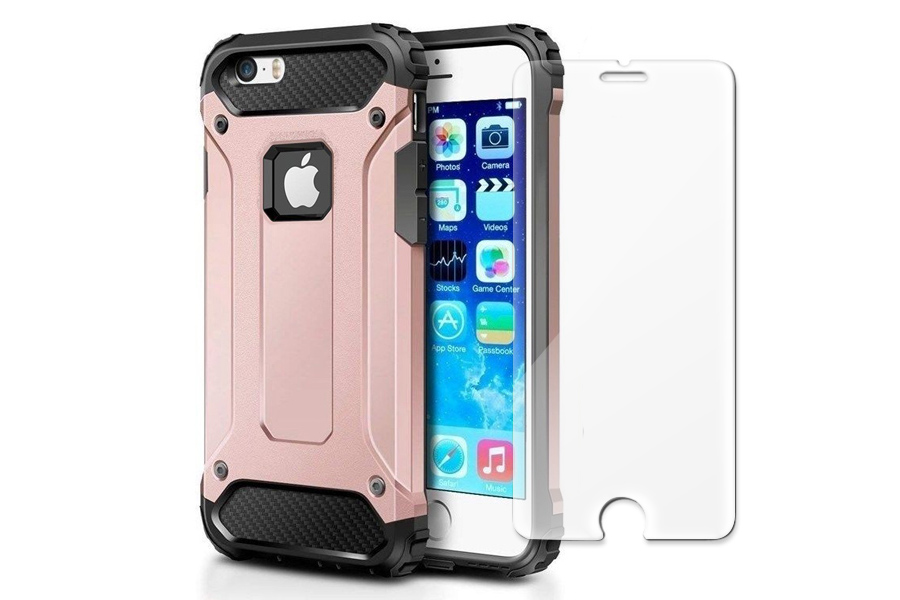 Hybrid Armor Defender (ružový) - Odolný kryt (obal) na Apple iPhone 7 ...