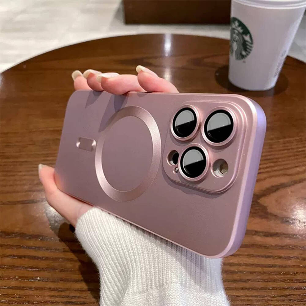 Soft Matte TPU MagSafe (ružová) – Ochranný kryt (obal) s podporou ...