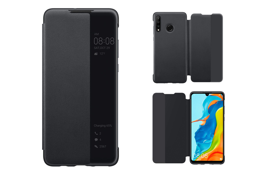 Smart View Case – Ochranné puzdro pre Huawei P30 Lite (čierne) - iPshop