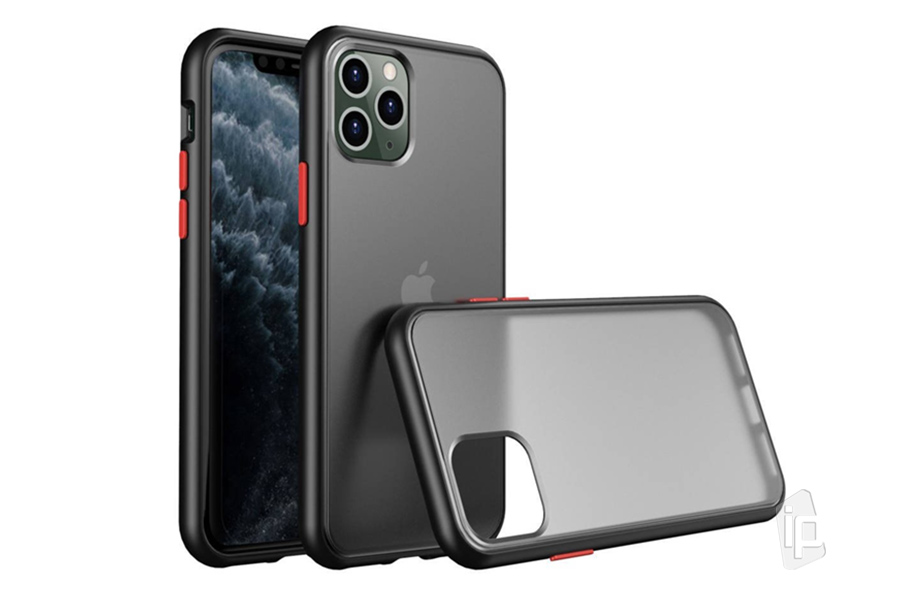 Ochranný kryt (obal) Matt Black (čierny) na iPhone 12 / iPhone 12 Pro ...