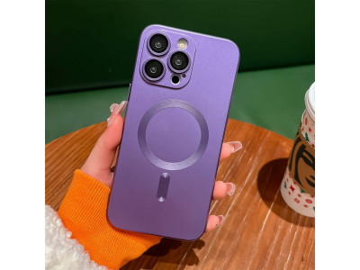 Soft Matte TPU MagSafe (Purple) – Ochranný kryt (obal) s podporou ...